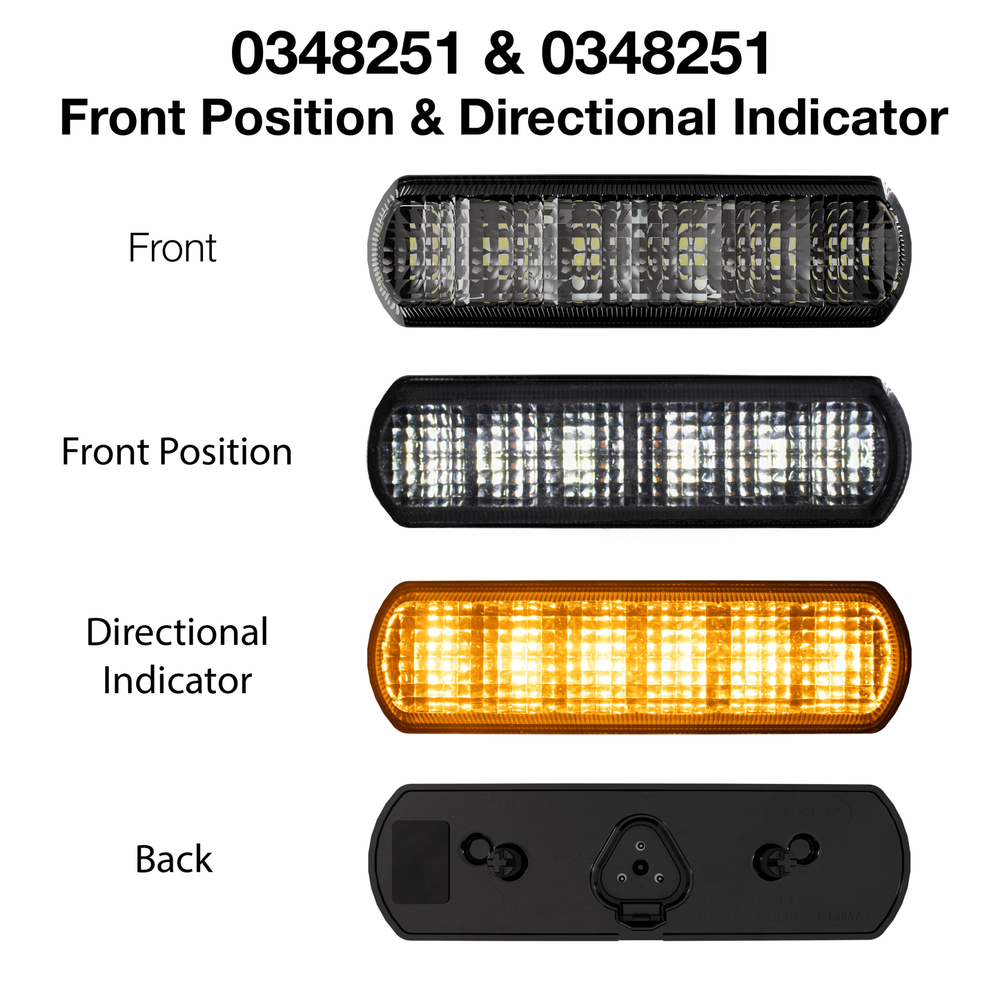 Model 215 LED Front Position Signal Lights