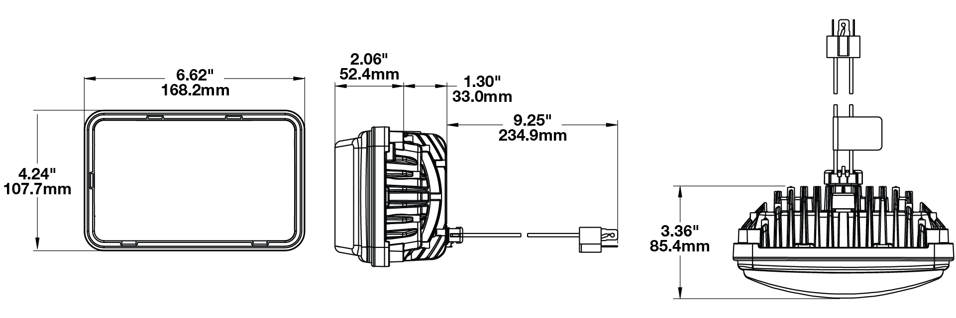 LED Heated Headlights – Model 8800 Evolution 2