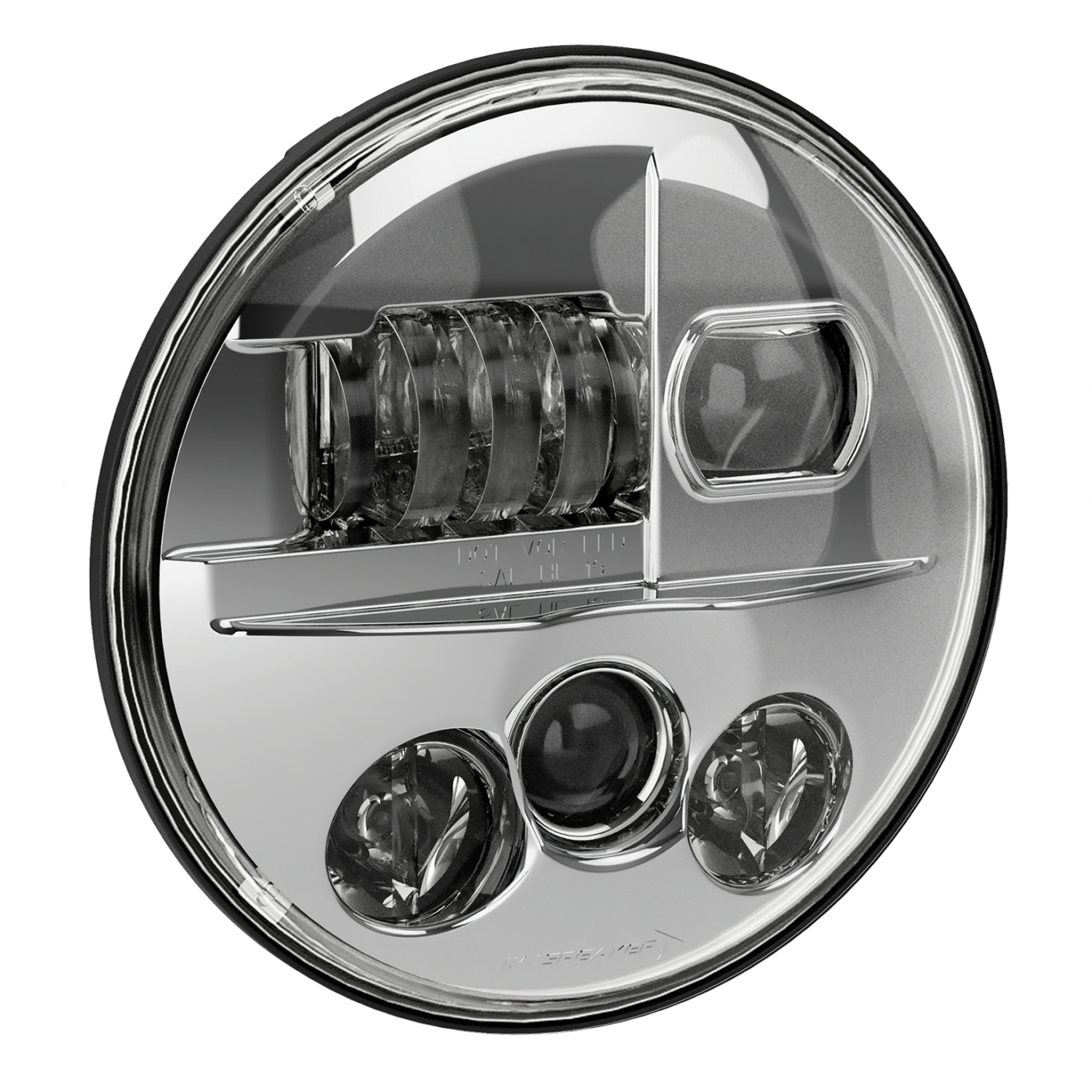 LED Headlights - Model 8730 Shallow 7" Round - LED Headlights ...