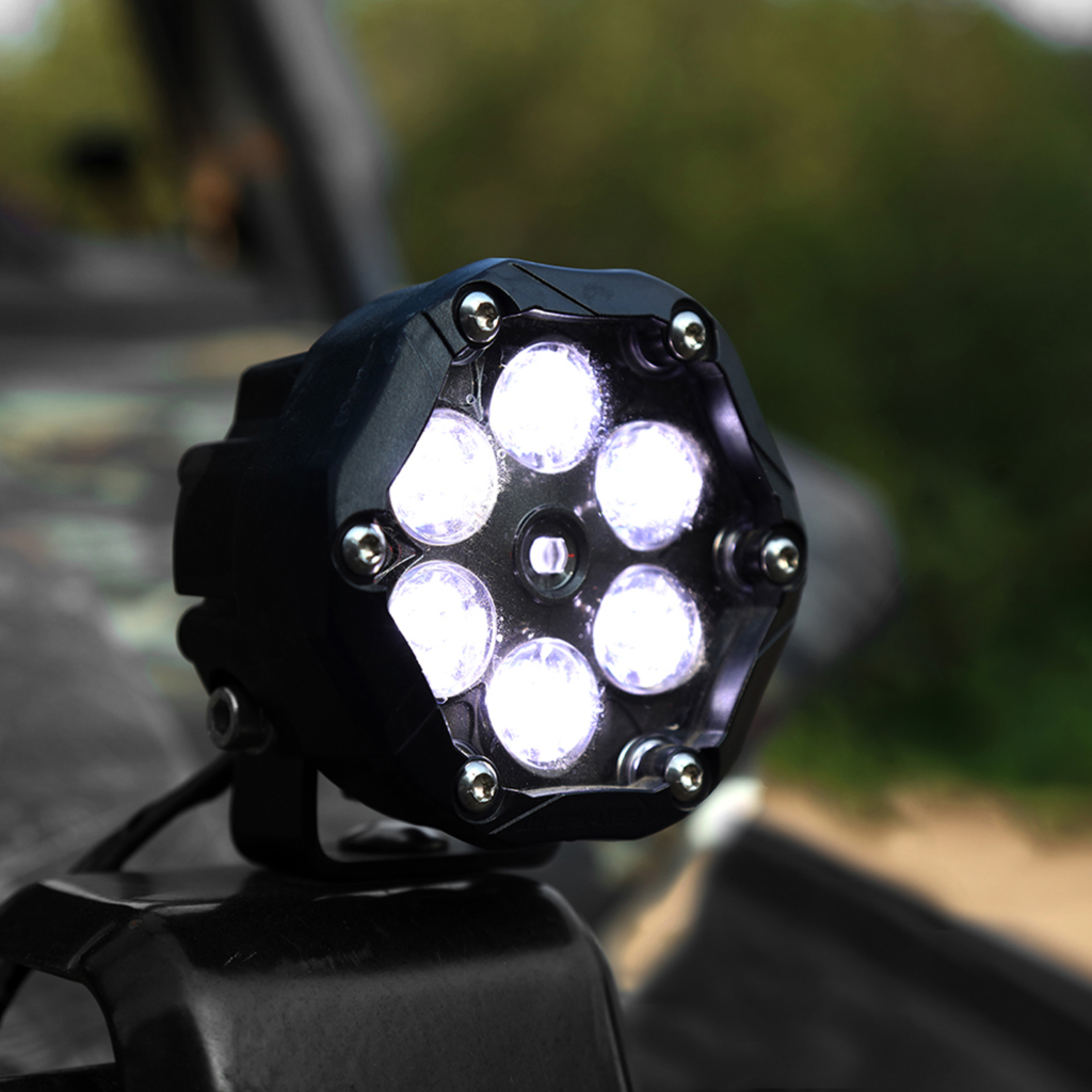 Round LED Off Road Lights - Model Trail 6 Sport - LED Headlights ...