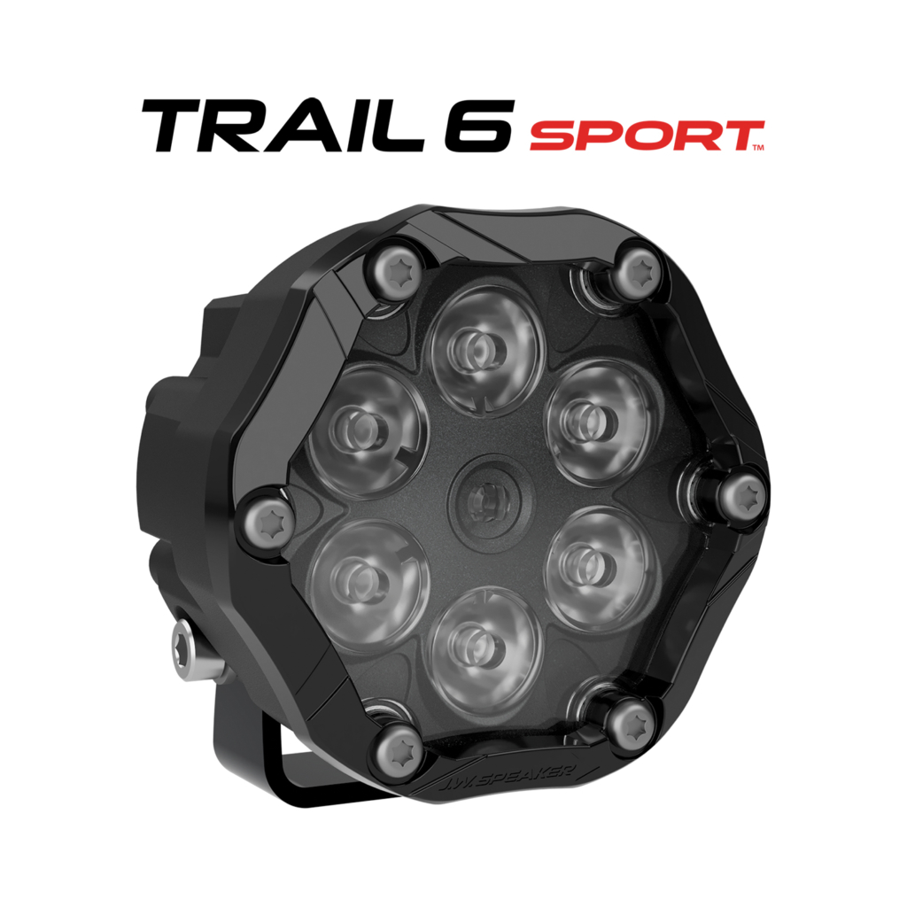 Round LED Off Road Lights - Model Trail 6 Sport - LED Headlights ...