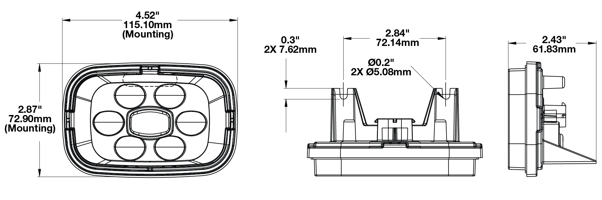 LED Work Light - Model 785 - LED Headlights | Aftermarket & OEM ...